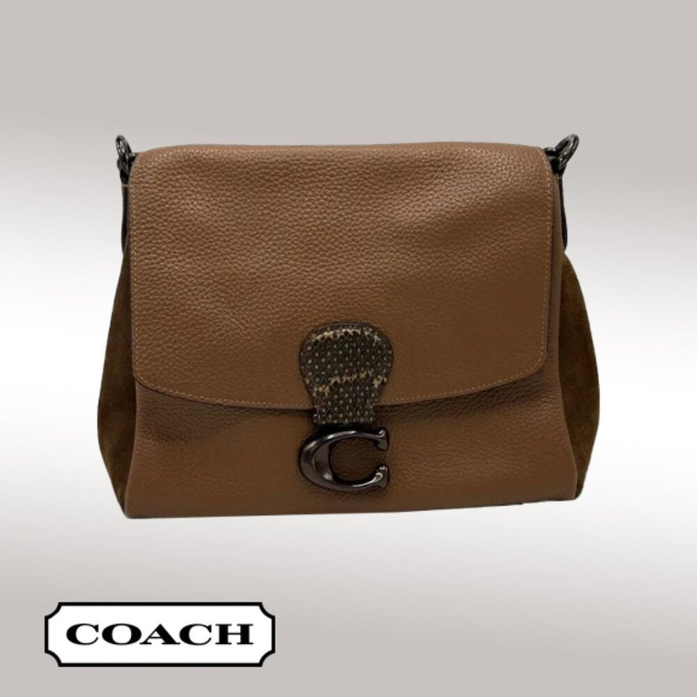 Coach May Snakeskin Shoulder Bag – KismetMags
