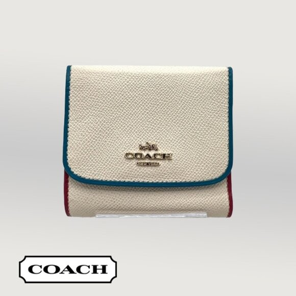 Coach Trifold Rainbow Colorblock Wallet – KismetMags